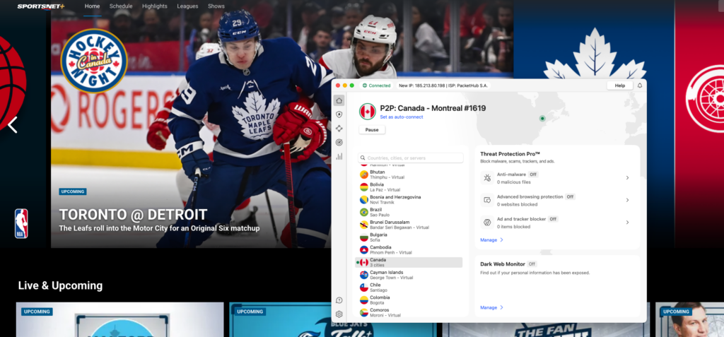 How to watch Sportsnet in the USA [2025 guide]