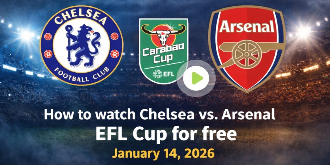 How to Watch Chelsea vs. Arsenal EFL Cup for Free