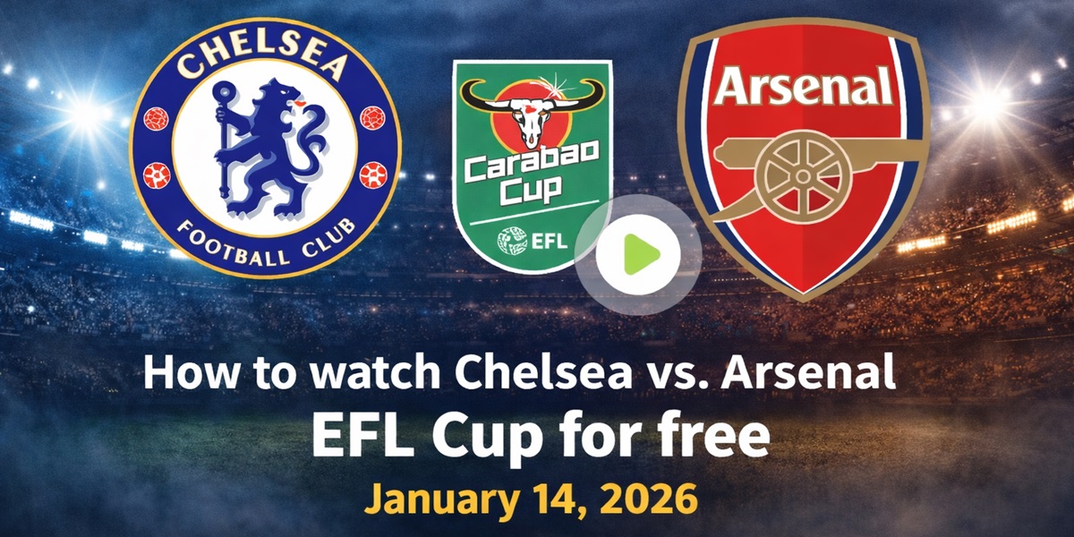 How to Watch Chelsea vs. Arsenal EFL Cup for Free
