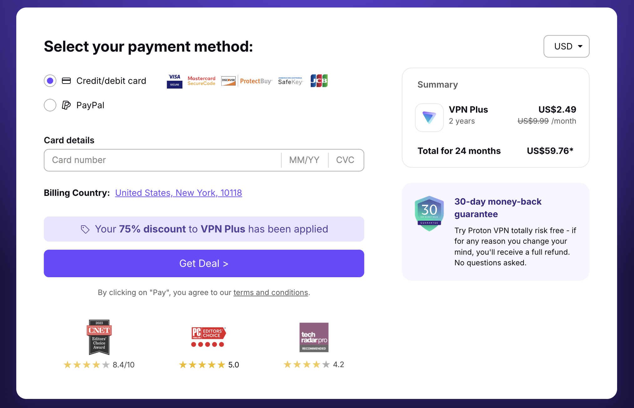 Proton VPN Cyber Monday deals in 2025: get 75% off